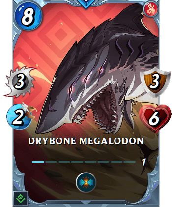 SplinterGuide - Drybone Megalodon | Splinterlands Card Analysis